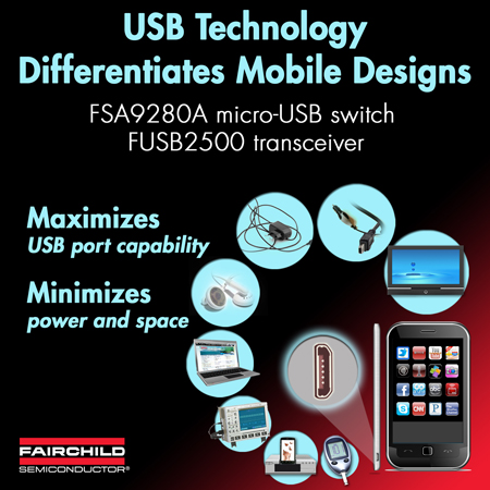 Fairchilds USB Technology Differentiates Mobile Designs