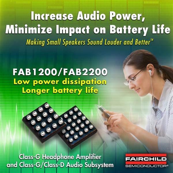 Fairchilds Class-G Headphone and Class-D Speaker Amplifiers