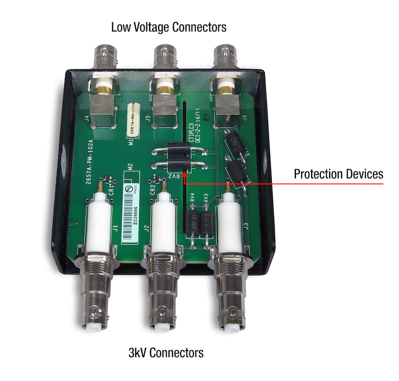 Protection module teardown: Keithley’s Model 2657A-PM-200