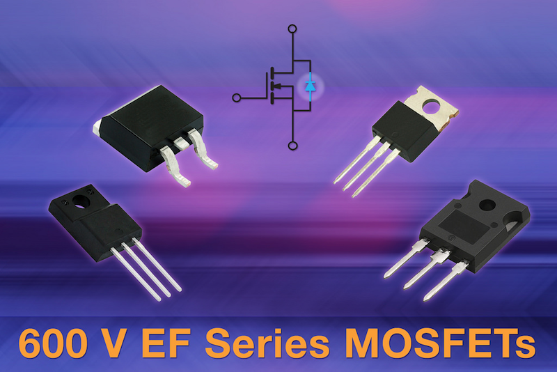 Vishay releases Its first two 600V fast body diode N-channel MOSFETs ...