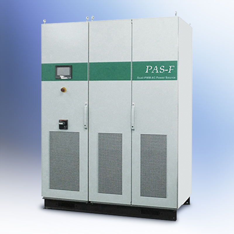 INTEPRO three-phase utility grid simulator uses regenerative power