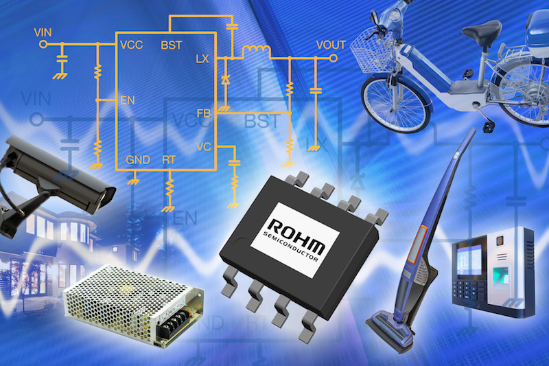 ROHM releases ultra-high-efficiency 76V DC/DC buck converter
