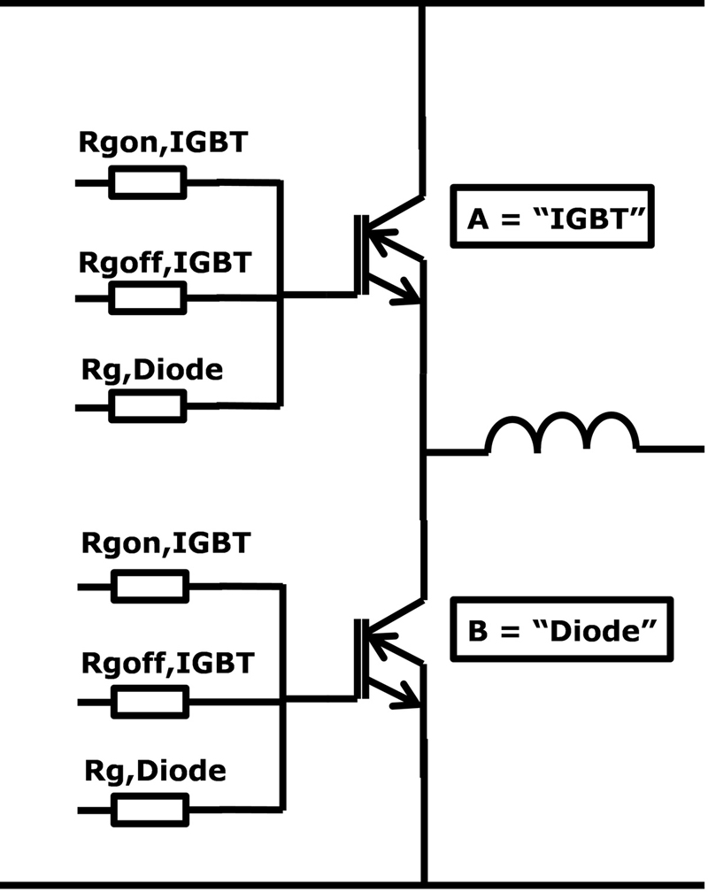 On reverse-conducting trench-IGBT modules