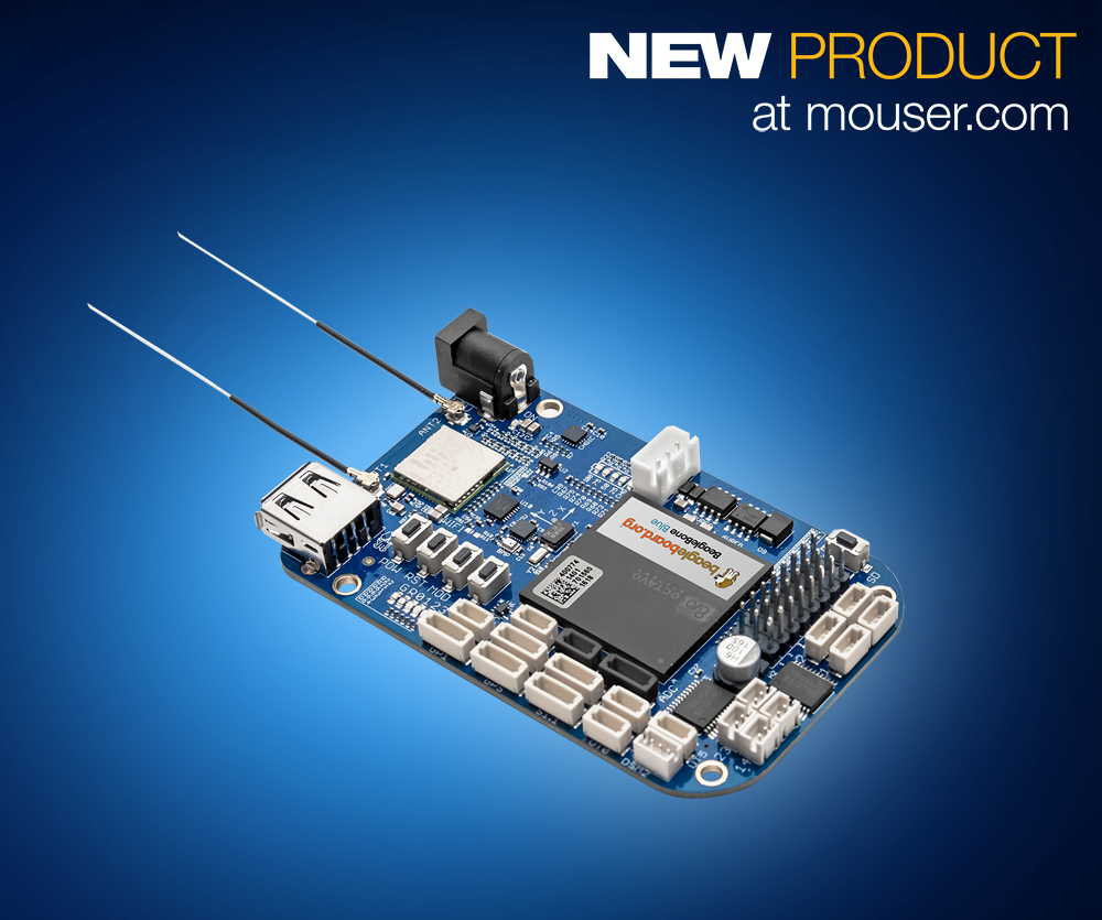 BeagleBone Blue now at Mouser