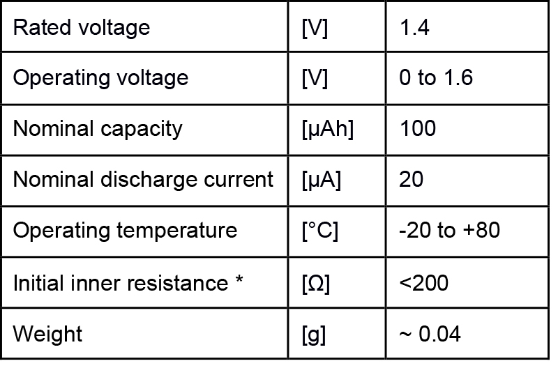 Rechargeable Solid-State SMD Battery for IoT Applications