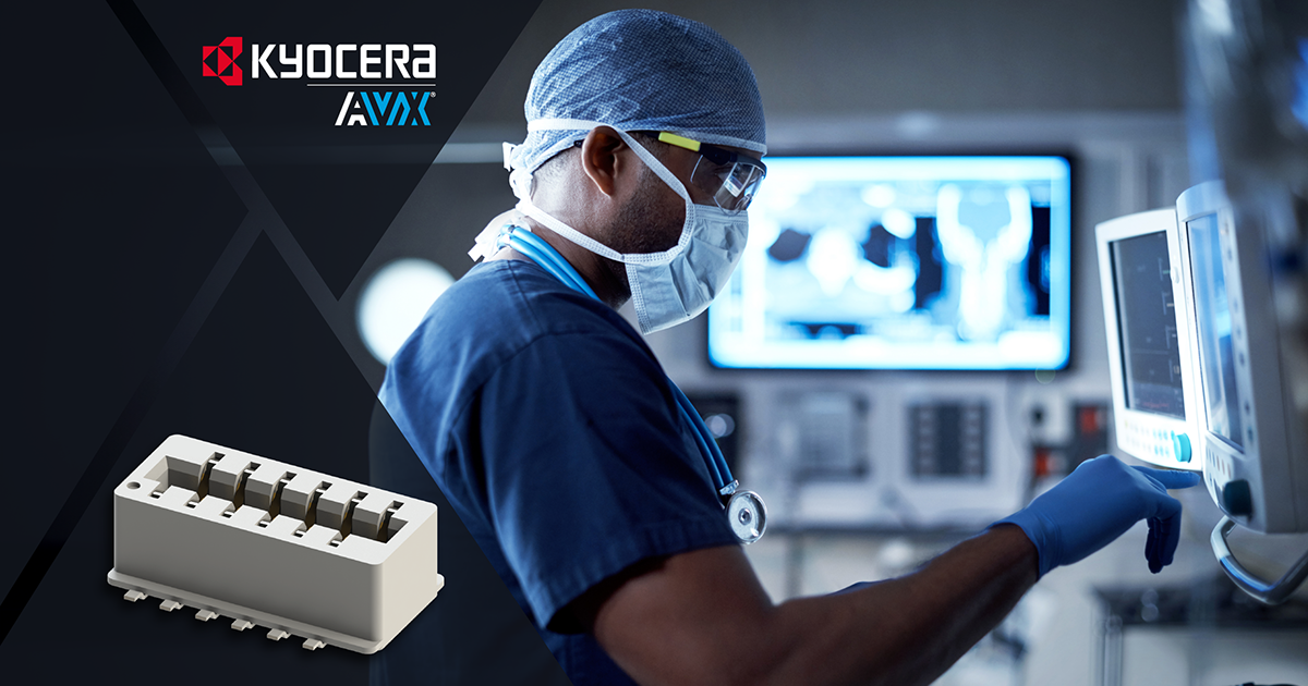 KYOCERA AVX Releases New 9159-600 Series Card-Edge Connectors